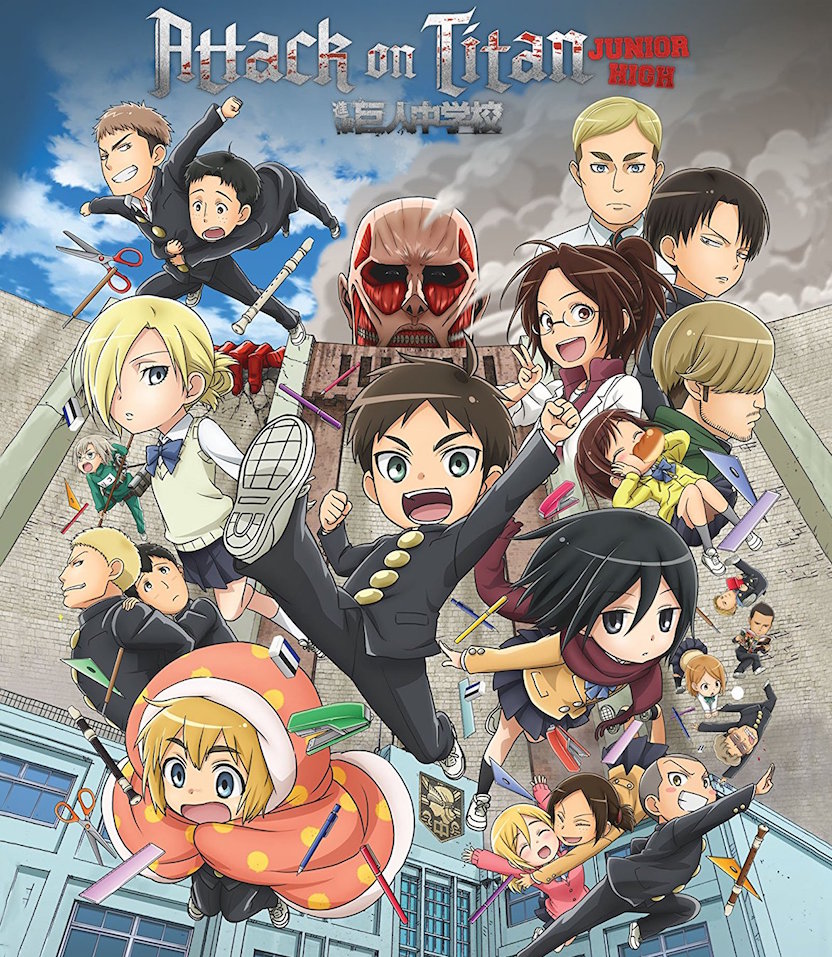 [Unboxing] Attack on Titan Junior High – All the Anime